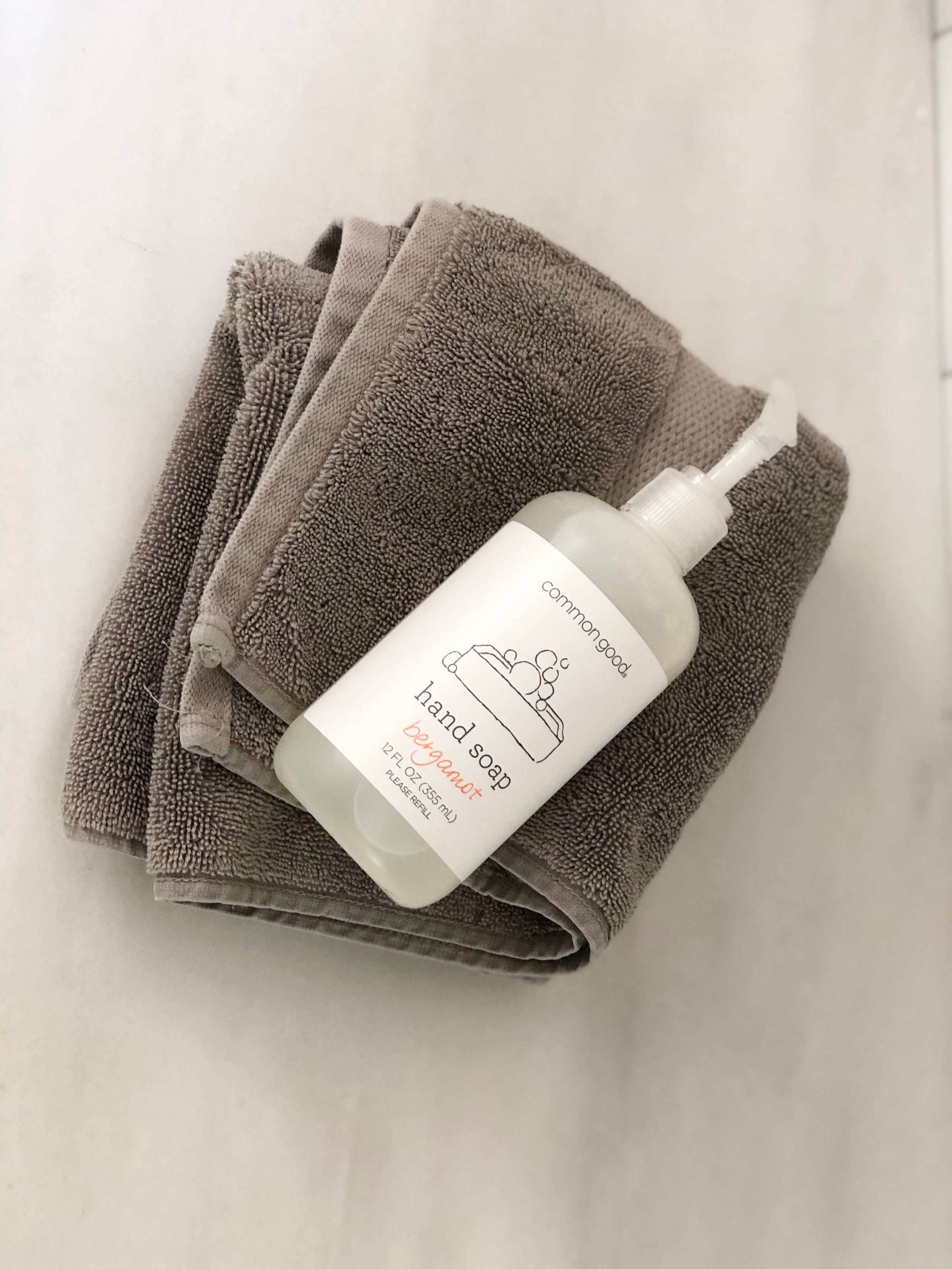 Common Good - Hand Soap Bottle - 12 oz Bergamot | Well Kept
