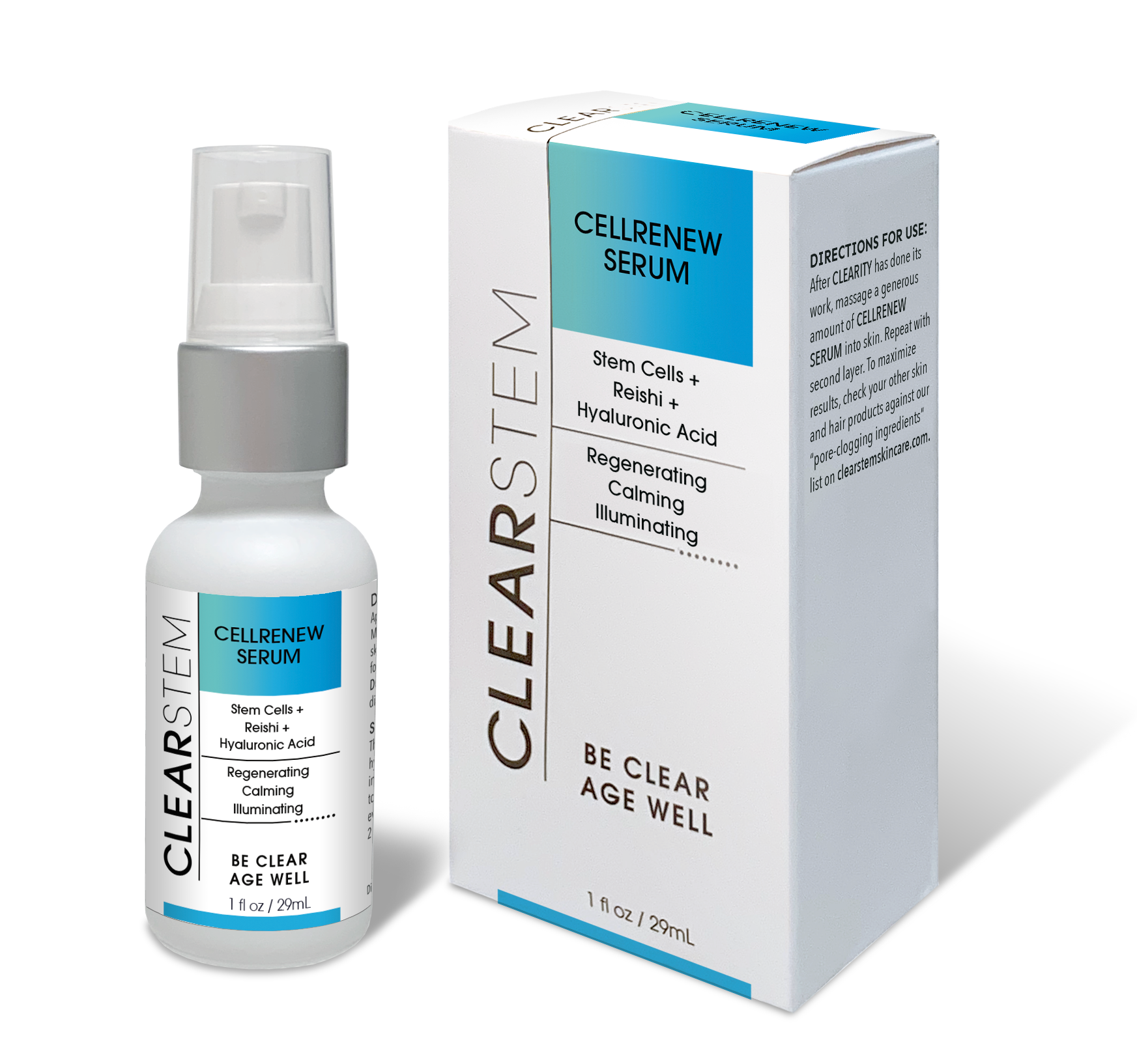 CLEARstem CELLRENEW - Collagen Stem Cell Serum Anti-Aging & Anti-Acne ...